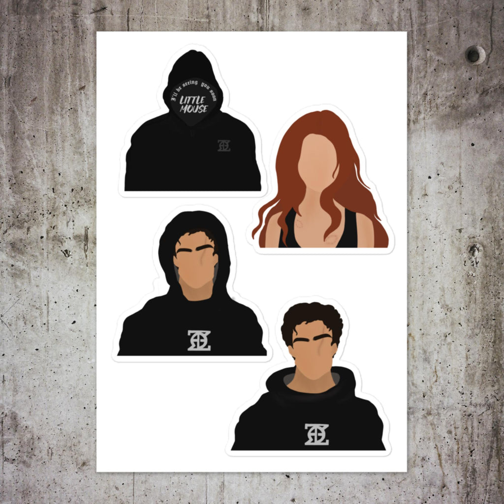 Zade And Addie Sticker Sheet B Stalker Store